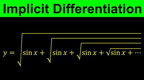 implicit differentiation finding derivative of an interesting function a tricky question