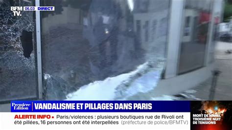 Troisième nuit de violences urbaines des boutiques vandalisées et