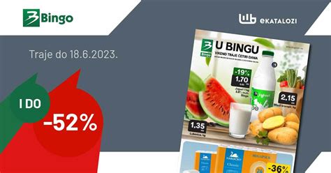 BINGO Katalog NOVO Sniženje od 60 JUL 2023 super akcija od 4 7 do 16
