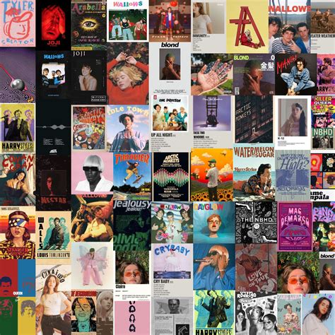 Collage de pared de portada de álbum impresiones de pared Etsy México