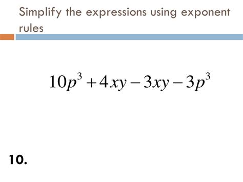 ppt exponent rules 4 assignment powerpoint presentation free