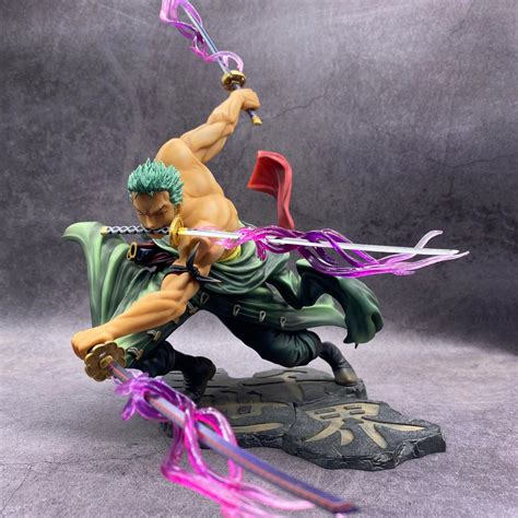 One Piece Luffy Anime Figure Roronoa Zoro Three Blade Sa Maximum Manga