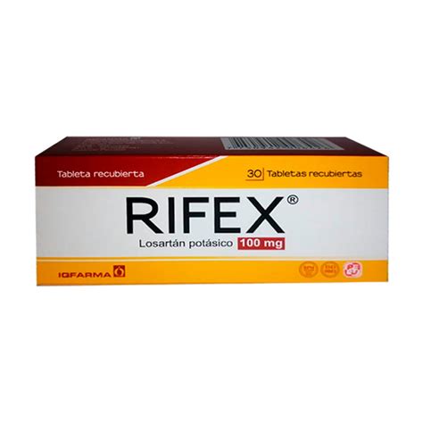 Rifex 100mg Tableta Recubierta Inkafarma