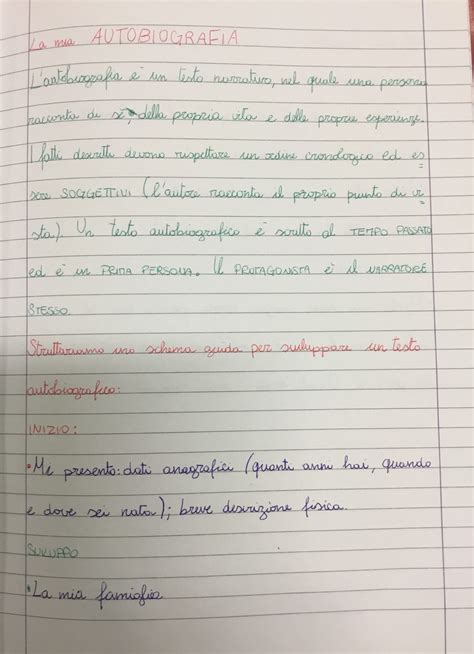 TESTO BIOGRAFICO E AUTOBIOGRAFICO Blog Di Maestra Mile