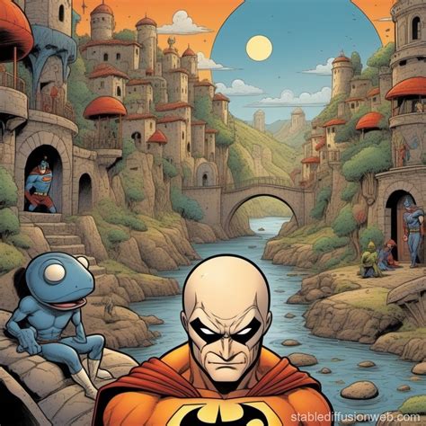Crea Una Imagen Superh Roes Y Hero Nas Lindos En Estilo De Dibujos