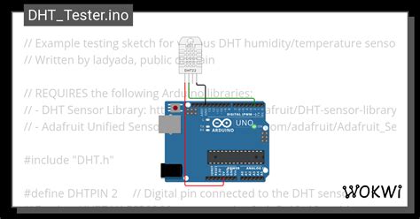 Dht Tester Ino Wokwi Esp Stm Arduino Simulator