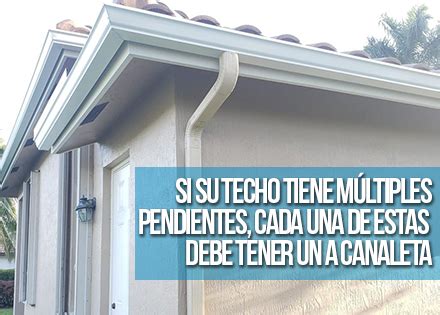 Debo Poner Canaletas Alrededor De Toda La Casa