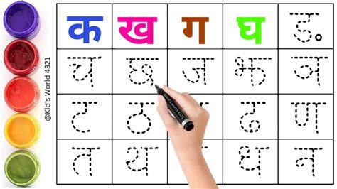 Ka Kha Ga Learn HindiVarnamala Hindi Alphabet HindiVarnamala YouTube