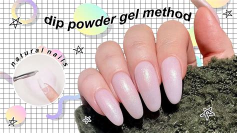 DIY DIP POWDER NAILS AT HOME GEL METHOD The Beauty Vault YouTube