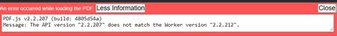 error the api version does not match the worker version neat helpcenter