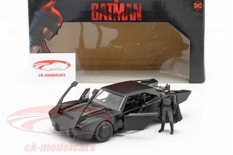 Jadatoys Batmobil Mit Batman Figur Film The Batman Schwarz