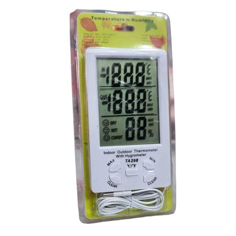 Thermomètre int ext digital worx store