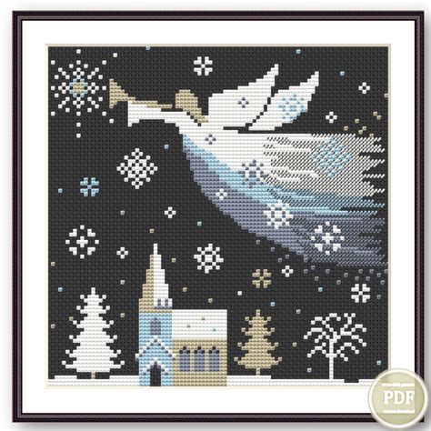 Merry Christmas Sampler Cross Stitch Pattern PDF Christmas Inspire
