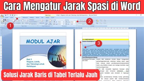 Cara Mengatur Jarak Spasi Di Word Yang Terlalu Jauh YouTube