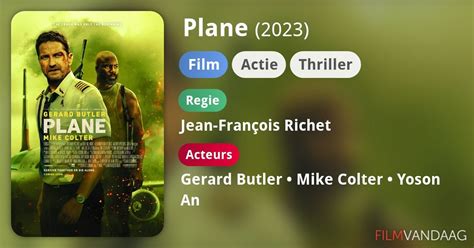 Plane Film 2023 FilmVandaag Nl