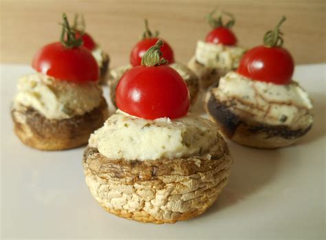 Champignons Farcis Au Fromage Ail Fines Herbes