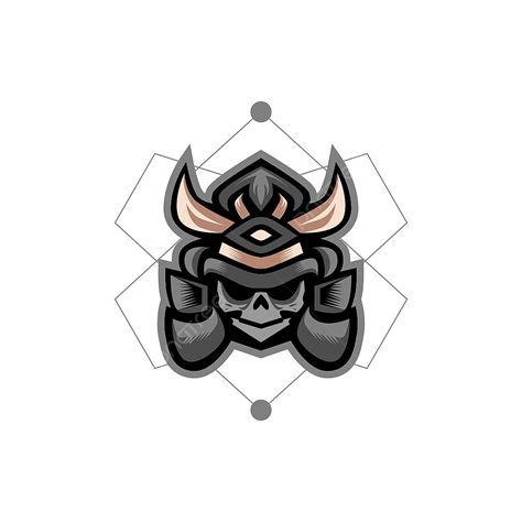 Logo Gaming Esport Vector Hd Png Images Steel Samurai Skull Esports
