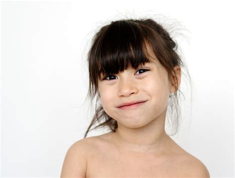 Premium Photo Kid Shirtless Topless Natural Race Studio Shoot
