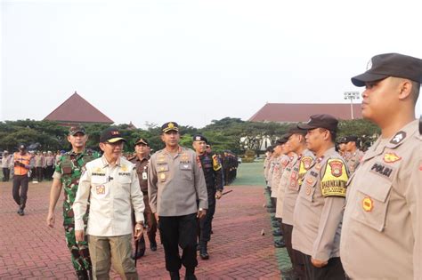 Pj Bupati Bekasi Pimpin Apel Operasi Ketupat Jaya 2023 Bersama