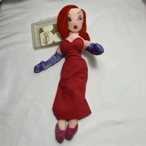 DISNEY STORE JESSICA Rabbit Roger Rabbit 10 Mini Bean Bag Plush NWT