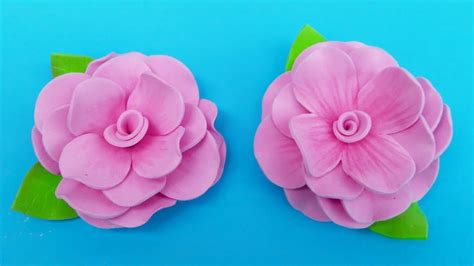 DIY Hermosas Rosas con Foamy fáciles de hacer flores decoradas en foami