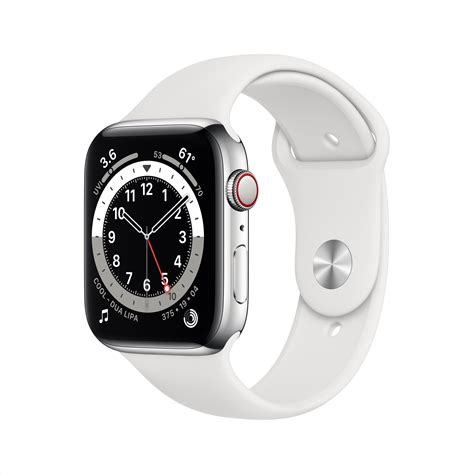 Apple Watch Series 6 GPS Cellular 44mm Silver Stainless Steel Case