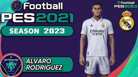 EFootball PES Season 2023 COMO HACER A ALVARO RODRIGUEZ RubenMG