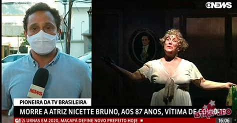 Rep Rter Se Emociona Ao Falar De Nicette Bruno E Lembrar Da M E V Tima