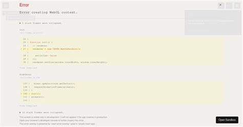 three js playground forked codesandbox