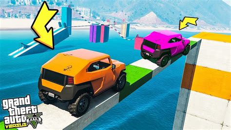 GTA 5 ULTIMATE PARKOUR STUNT RACES GTA 5 LIVE Vaka Plays