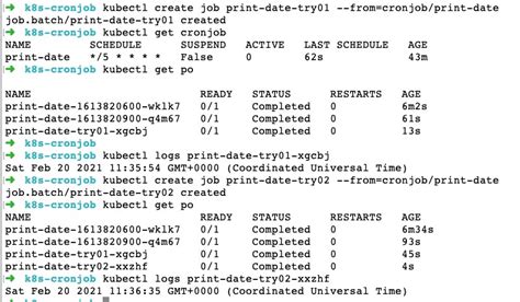 Kubernetes Run Cron Job Manually