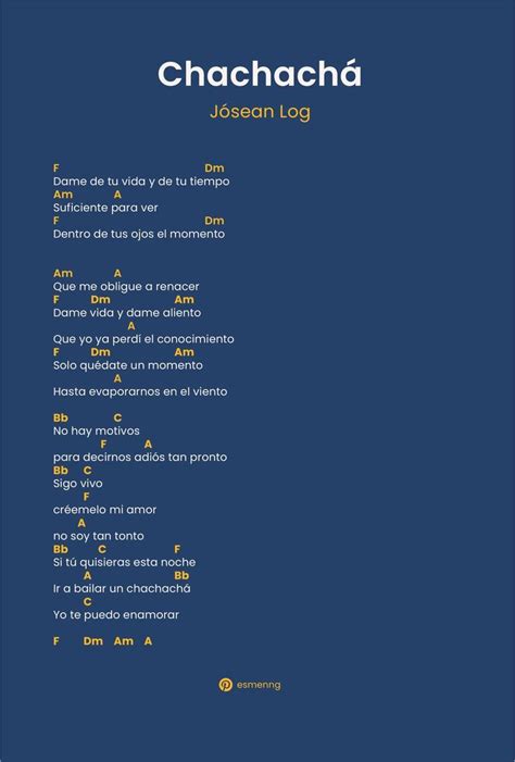 Chachachá de Jósean Log ukulele y guitarra en 2023 Canciones de