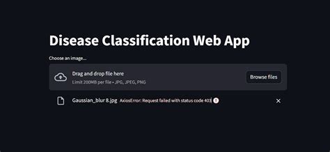 facing error axioserror request failed with status code 403 🎈 using streamlit streamlit