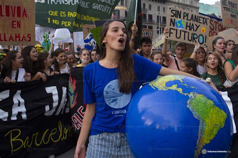 Barcelona Huelga Mundial Por El Clima Fotomovimiento Org