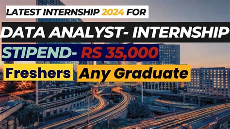 Internship For Data Analyst Training Program Any Graduate Data