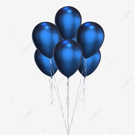 Deep Blue Globos PNG Dibujos Azul Azul Profundo Globos PNG Y PSD