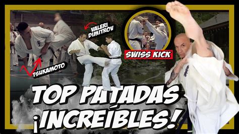 TOP Patadas INCREÍBLES en KARATE y ARTES MARCIALES YouTube