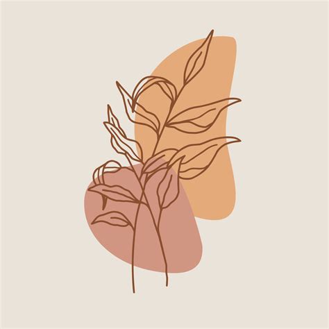 Hand Drawn Line Flower 19852093 Vector Art At Vecteezy