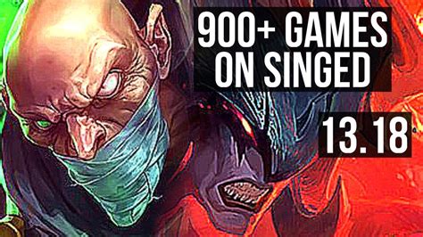Singed Vs Aatrox Top Games Kr Master Youtube