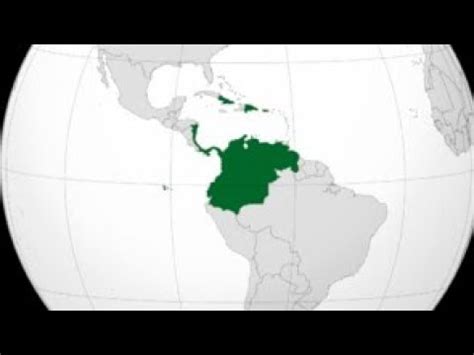 LA GRAN COLOMBIA MAPA ANTES Y DESPUÉS TERRITORIOS PERDIDOS UNA DE