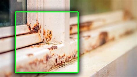 La peinture ne résout pas le problème de rouille sur les fenêtres