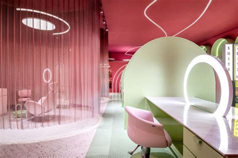 Myriam K Dubai Luxury Salon Design In Luxury Salon Futuristic