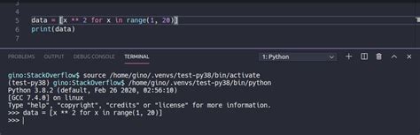 Python How Do I Open The Interactive Shell REPL In Visual Studio Code