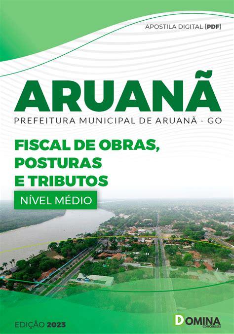 Apostila Aruanã 23 fiscal Obras Postura Tributos Domina