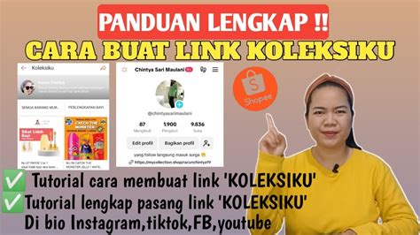 CARA BUAT LINK KOLEKSIKU DI SHOPEE AFFILIATE PROGRAM Untuk Di