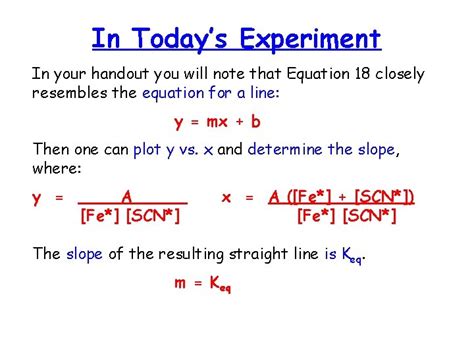 Determining An Equilibrium Constant Using Spectrophotometry And Beers