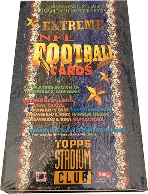1994 Topps Stadium Club High Series Football Box Break Review