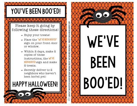You Ve Been Booed Free Printable
