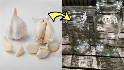 How To Peel Garlic In A Mason Jar