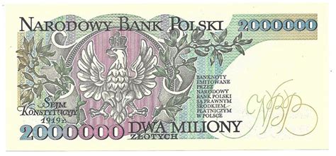 2000000 złotych 1992 r Ignacy Jan Paderewski Seria A z monety